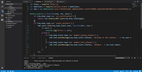 creating a slack bot