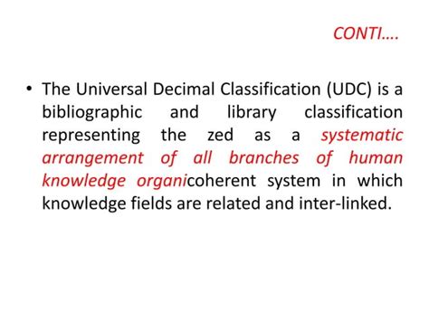 Library Classifiction Schemes Ddc Udc Cc Ppt
