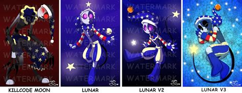 FNAF Security Breach Killcode Moon And Lunar Sun And Moon Etsy