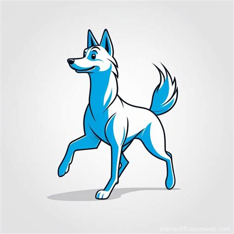 Bluey Running And Jumping Stable Diffusion Online