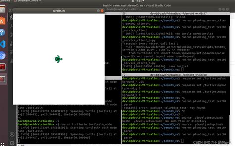 Ros通信实操（小乌龟通信实现）（九）c、python采用参数通讯方式编写一个节点控制乌龟的的颜 色和绘制的线条乌龟相关信息在