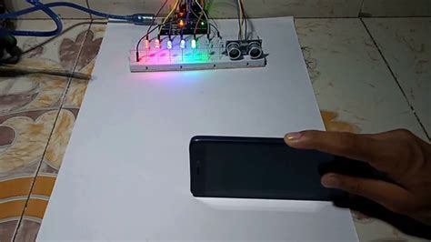 Arduino Ultrasonic Sensor Hc Sr04 Led Distance Measure Projects 6 Steps Instructables