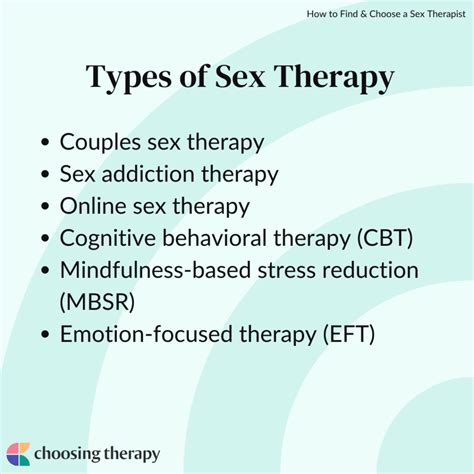6 Tips For Finding The Best Sex Therapist