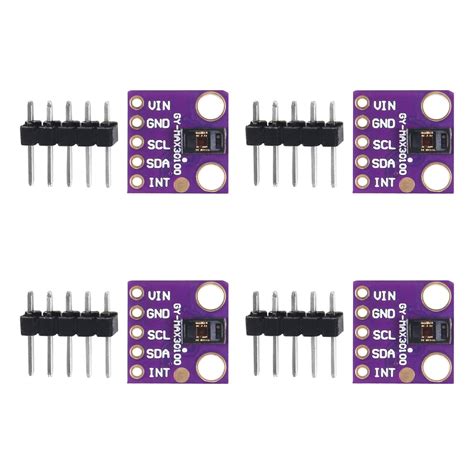 Alinan 4pcs Max30102 Low Power Heart Rate Click Sensor Breakout Board Module Alternative To