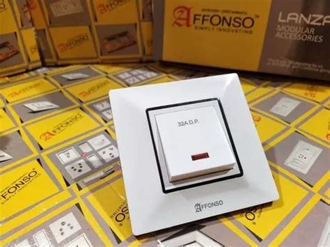 32A DP Electric Modular Switches At 103 Piece Switches For Home In Rajkot ID 20801229733