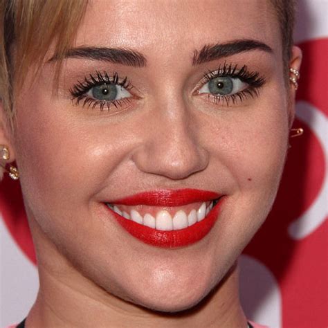 Miley Cyrus Red Lipstick