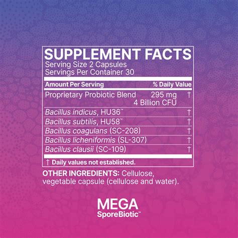 Microbiome Labs Mega Sporebiotic 60 Capsules Enhanced Vitality