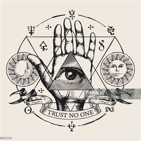 All Seeing Eye Hand Symbol