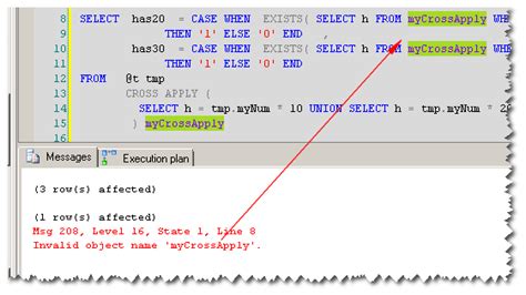 Sql Server Cross Apply Scope Is Not Visible Stack Overflow
