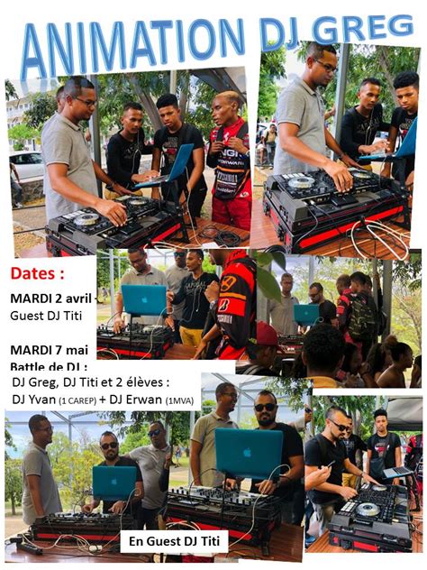 Animation Musicale Dj Greg Lycée Professionnel Léon De Lépervanche