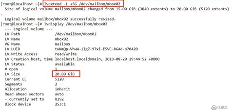 Linux系统lvm逻辑卷的创建与扩容（命令详解，图文并茂） 行业资讯 亿速云