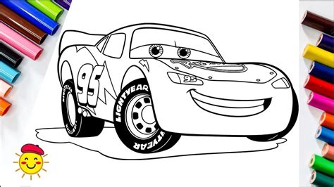 Coloring Picture Lightning Mcqueen 2025