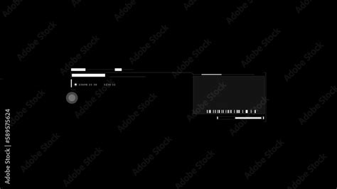 Technological Hud Template Frame Hud Element Hud Viewfinder The Futuristic Viewfinder Of The