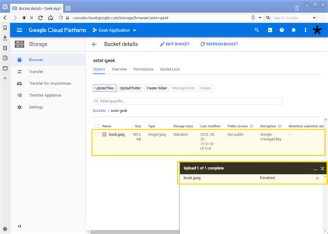 Gcp Cloud Storage How To Create A Bucket And Upload Objects Astercloud