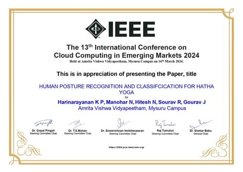 Ieee Research Yoga Amritavishwavidyapeetham Hathayoga Technology