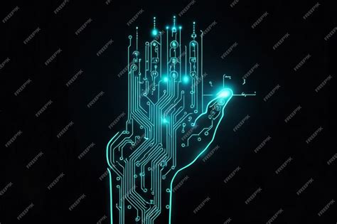 Premium Photo Artificial Intelligence Ai Circuit Board In Shape