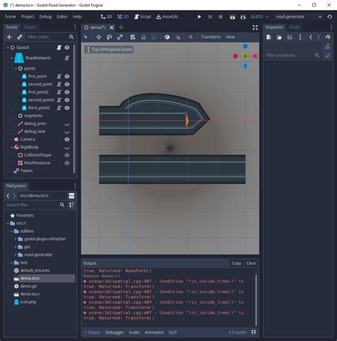 deleting a road point requires a scene reload in order to take effect
