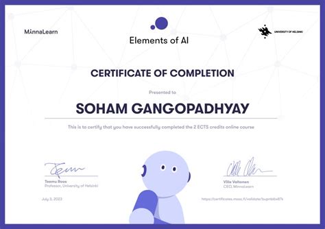 Soham Gangopadhyay On Linkedin Ai Mooc Finland Onlinecourse