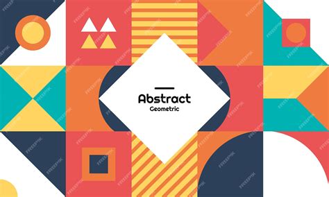 Premium Vector Abstract Geometric Background Pattern