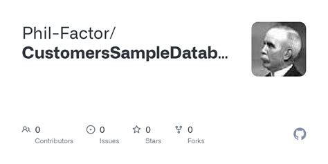 github phil factor customerssampledatabase