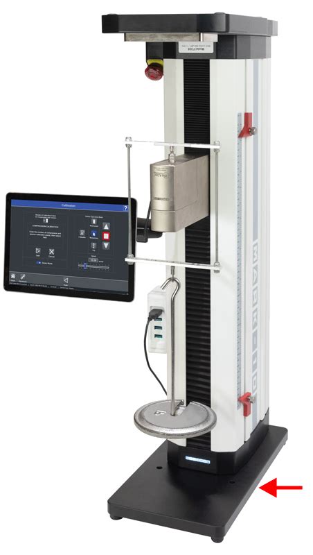 inversion plate for deadweight calibration on series f test frames