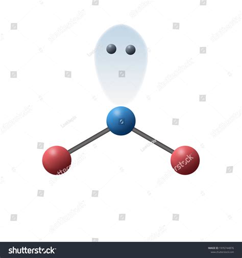 D Illustration Molecules Noncollinear Arrangement Two Stock Illustration Shutterstock