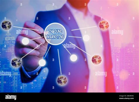 Conceptual Hand Writing Showing Inbound Marketing Concept Meaning Process Of Attracting The