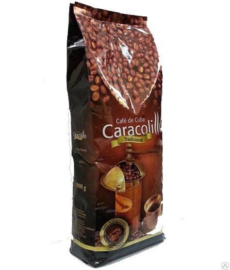 кофе Caracolillo Tradicional в зернах 1000 гр.