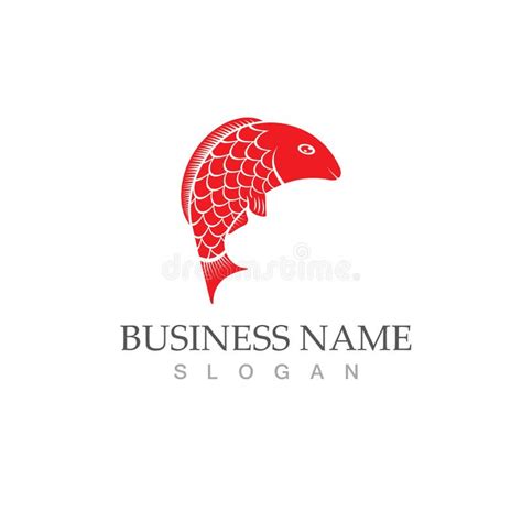 Fish Logo Template Creative Vector Stock Vector Illustration Of