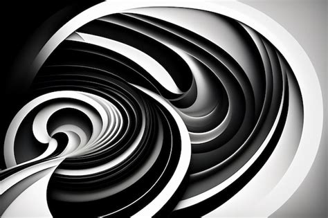 Premium Ai Image Abstract Monochrome Design Background