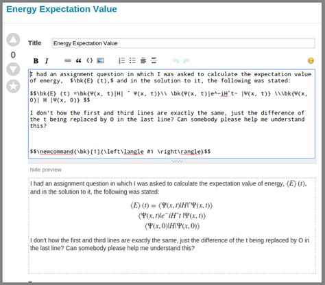 Mathjax Rendering Bk Differently In Question Display And Edit Modes