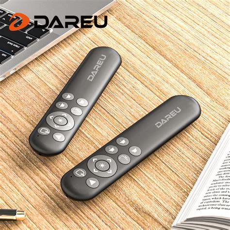 Dareu Wireless Presenter Ppt Page Turner Usb Pointer Dengan Alat