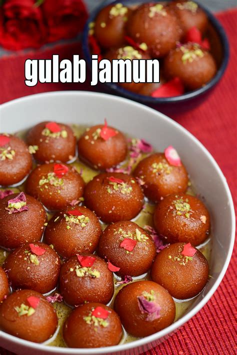 Instant Gulab Jamun Recipe Gulab Jamun Using Milk Powder Gulab
