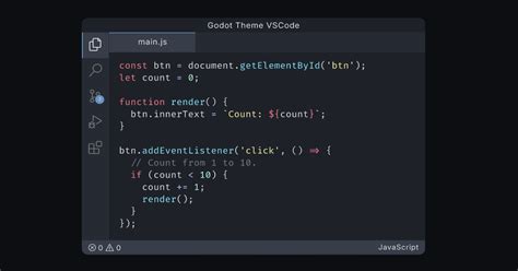 Godot Theme Vscode By Javier Garrido Galdón Vs Code Themes