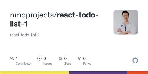 Github Nmcprojects React Todo List React Todo List