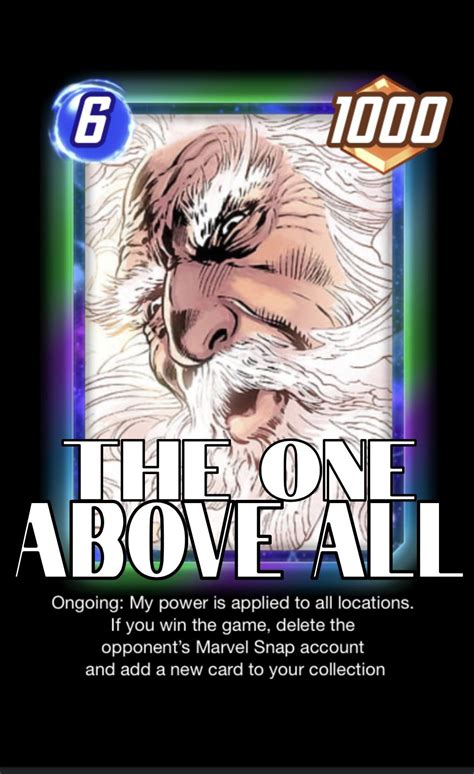 Lore Accurate R Custommarvelsnap