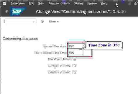 How To Change Timezone In SAP