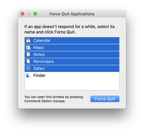How To Force Quit Multiple Apps On Your Mac Running MacOS Tutorial