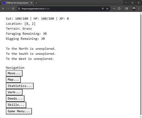 Fully Functional Web Build Towd By The Grumpy Gamedev