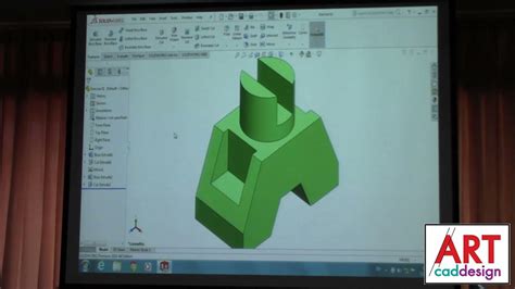 เรียนเขียนแบบ Solidworks งานเขียนแบบเครื่องกล Week 2 Part 1 Youtube
