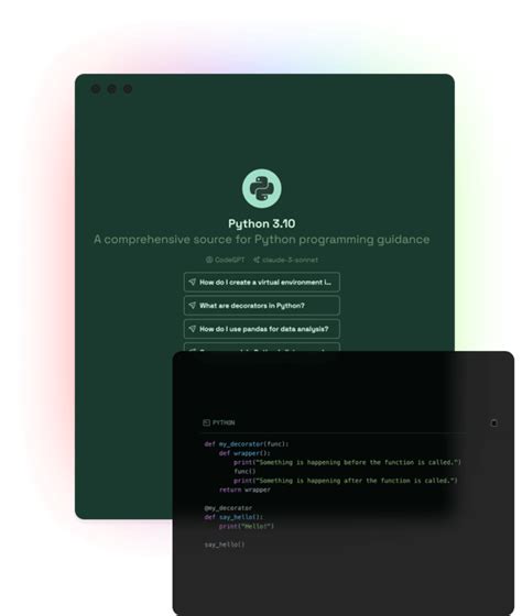 Try Python Ai Agent Codegpt