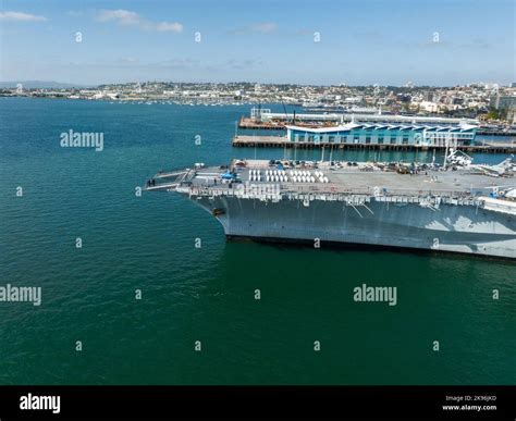 Mighty Uss Midway An Aircraft Carrier Of The United States Navy The
