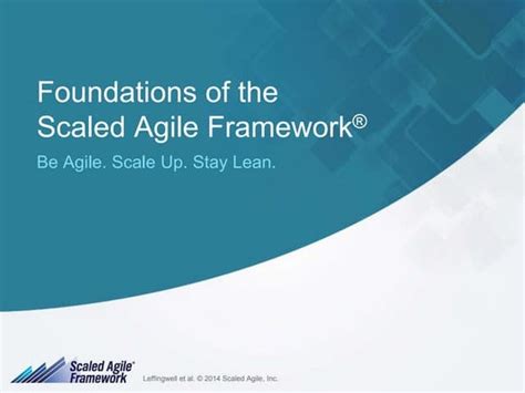Scaled Agile Framework® Overview