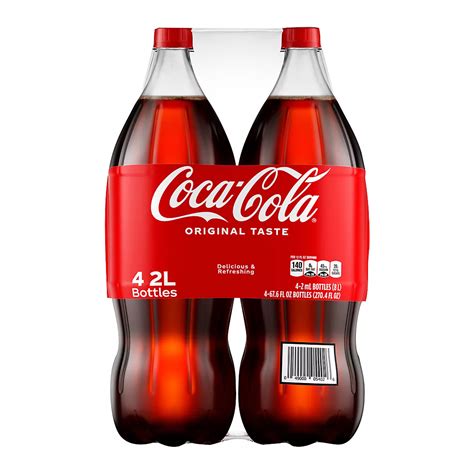 Coca Cola Regular Soda 4 Pk2l Bottles Bjs Wholesale Club