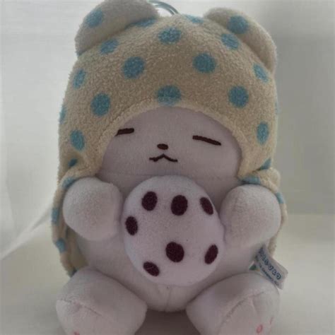 Adorable Sleeping Moppu Egg Plushie Rare And Depop