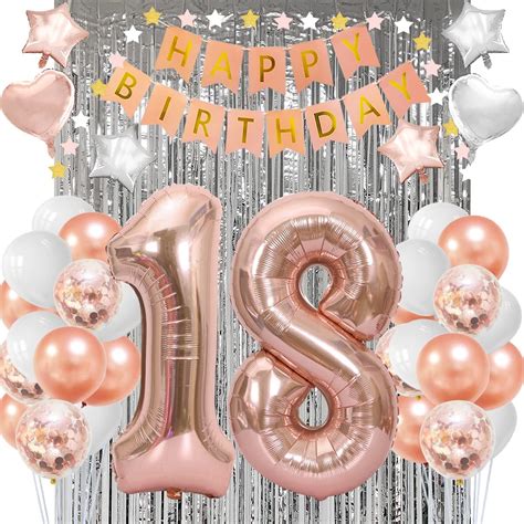 Happy 18th Birthday Decorations For Girls Complete 18 Party