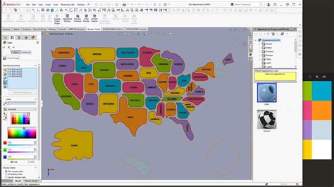 Solidworksthai Usa Map Puzzle Solidworks Tutorial Jade