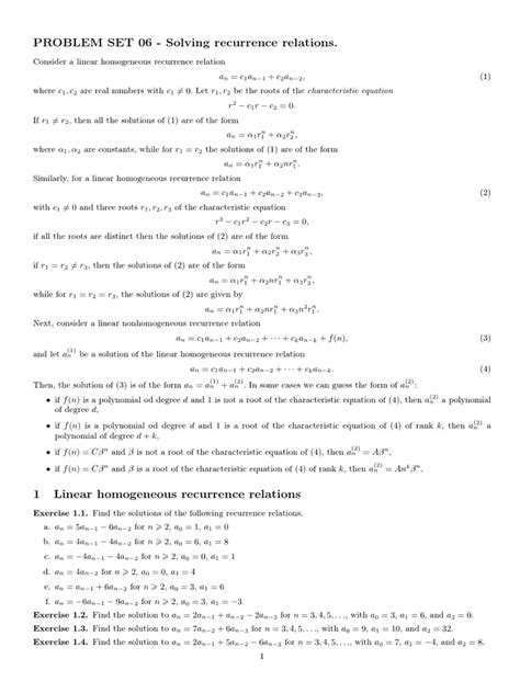 Discrete Math 6 Pdf Recurrence Relation Numerical Analysis