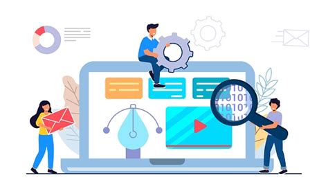 building website project as programming homepage process tiny person