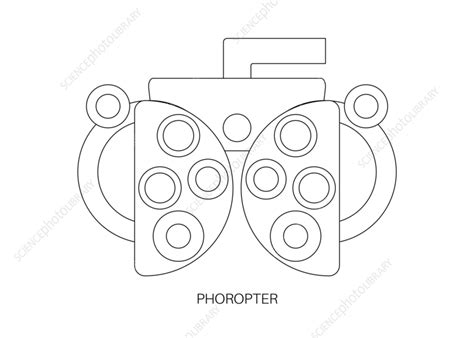 Phoropter Illustration Stock Image F044 5346 Science Photo Library